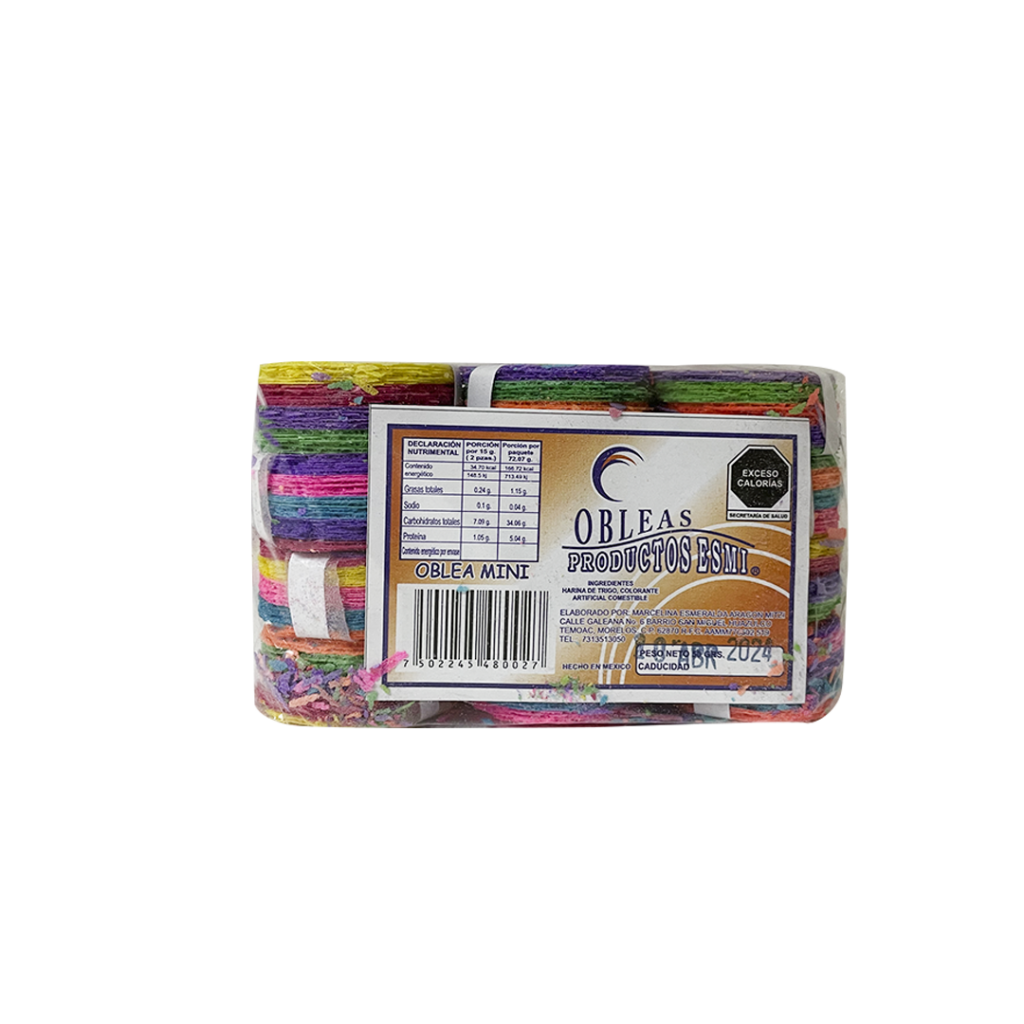 Oblea Mini Colores – .:La Lupita Comercial